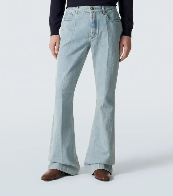 Valentino Garavani Logo Flare Jeans