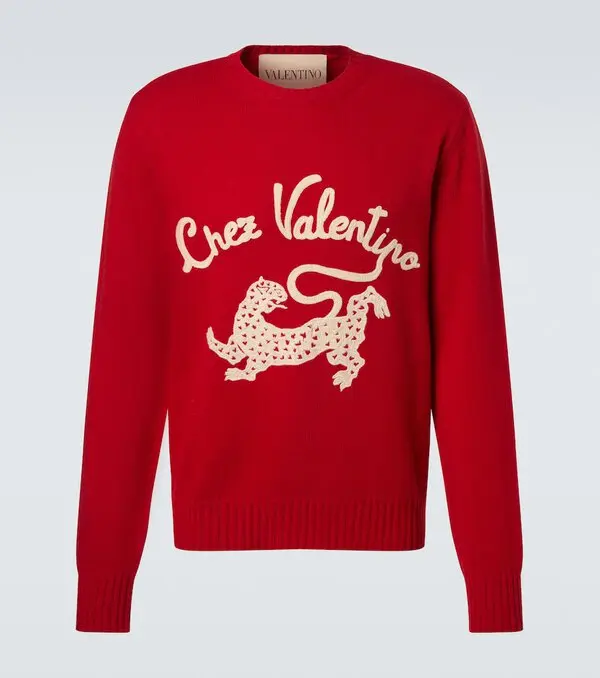 Valentino Garavani Chez Virgin Wool Sweater