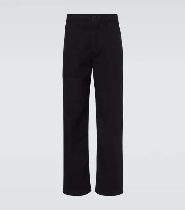 Dries Van Noten Cotton Straight Pants