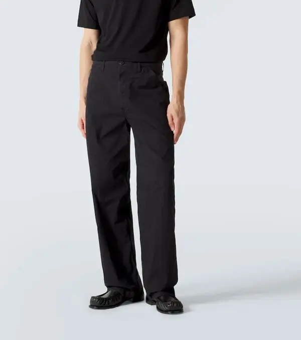 Dries Van Noten Cotton Straight Pants