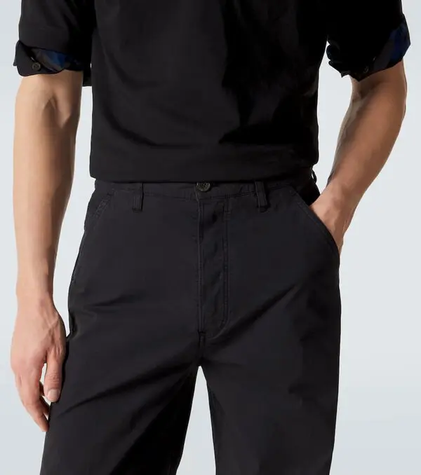 Dries Van Noten Cotton Straight Pants