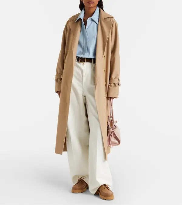 GIANVITO ROSSI Olonne Leather Boat Shoes