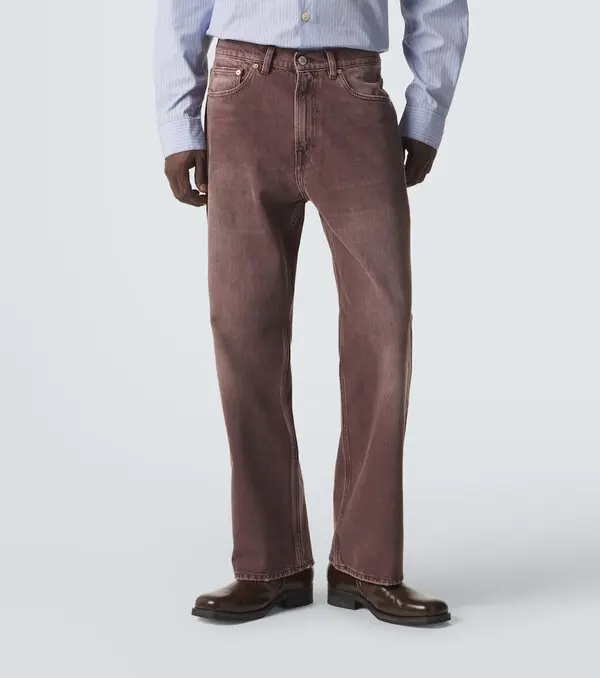 Our Legacy Third Cut Straight Jeans - Brown