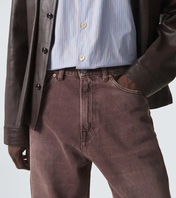 Our Legacy Third Cut Straight Jeans - Brown