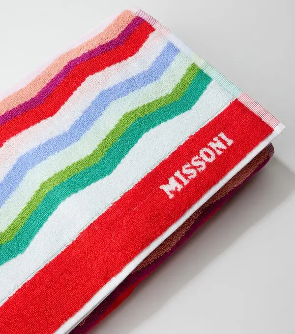 Missoni Wave Cotton Terry Beach Towel