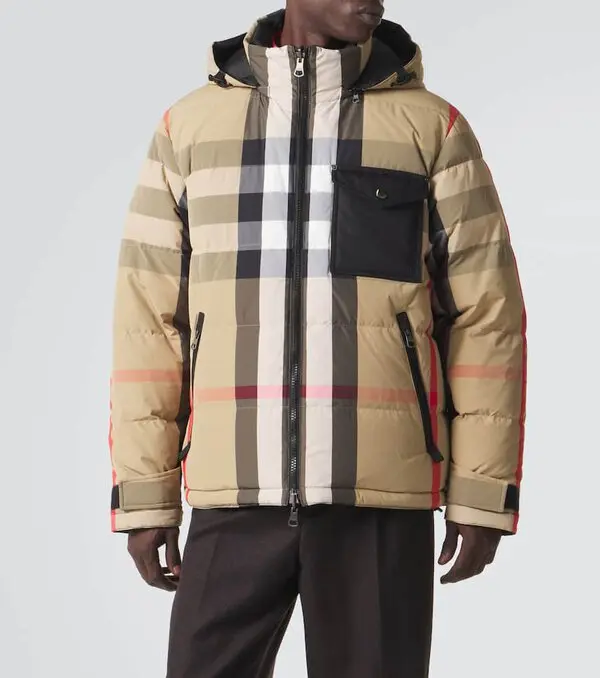 Burberry Reversible Hooded Down Jacket - Beige