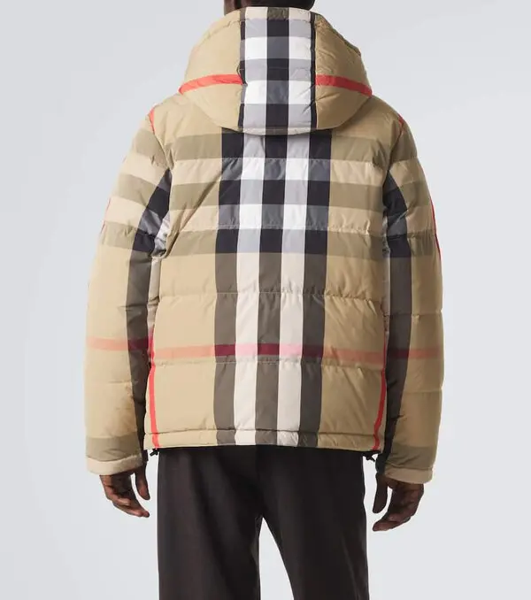 Burberry Reversible Hooded Down Jacket - Beige