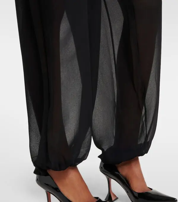 THE FRANKIE SHOP Orissa Sheer Balloon Trousers