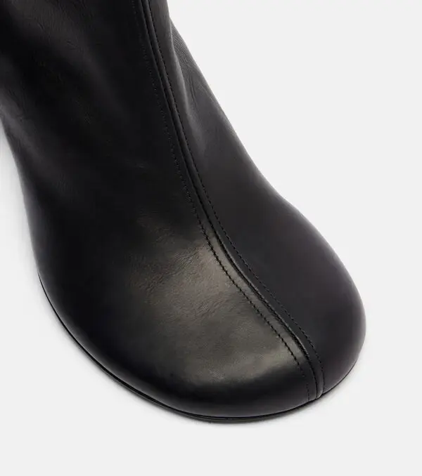 Dries Van Noten 65 Leather Ankle Boots