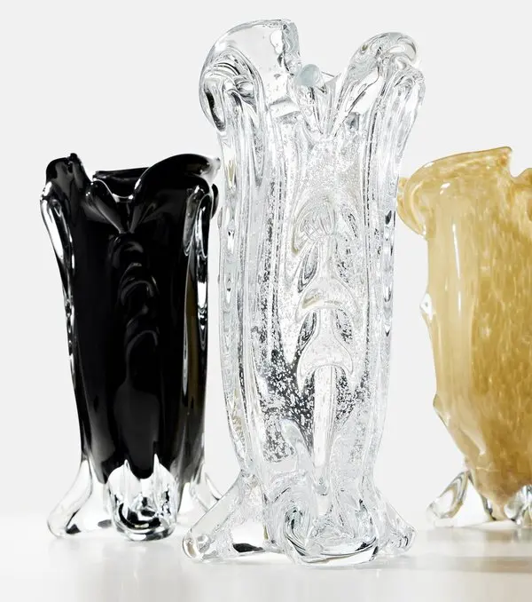 LOUISE ROE S.r. Vintage Drape Glass Vase