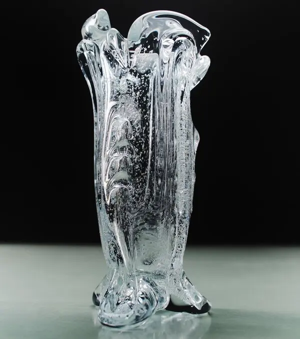 LOUISE ROE S.r. Vintage Drape Glass Vase