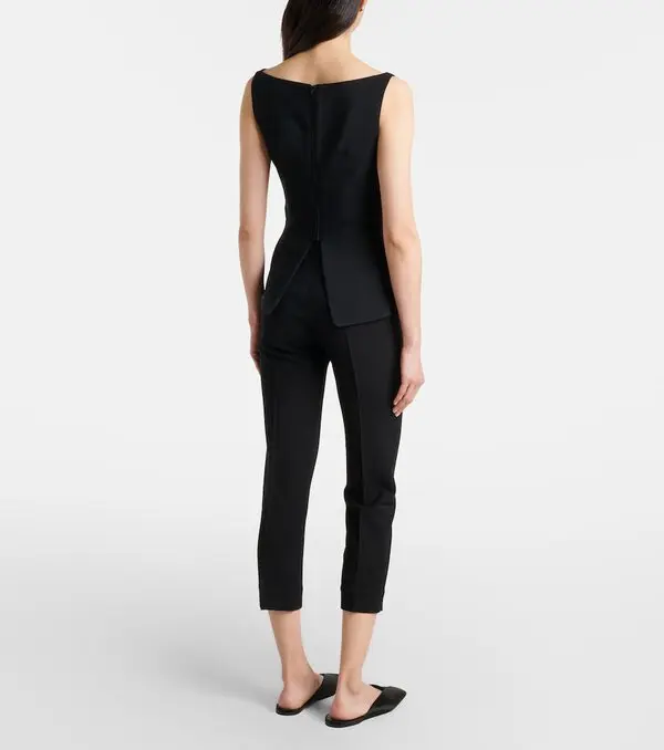 Tove Drew Capri Pants - Black