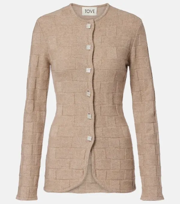 Tove Cashmere Cardigan - Beige