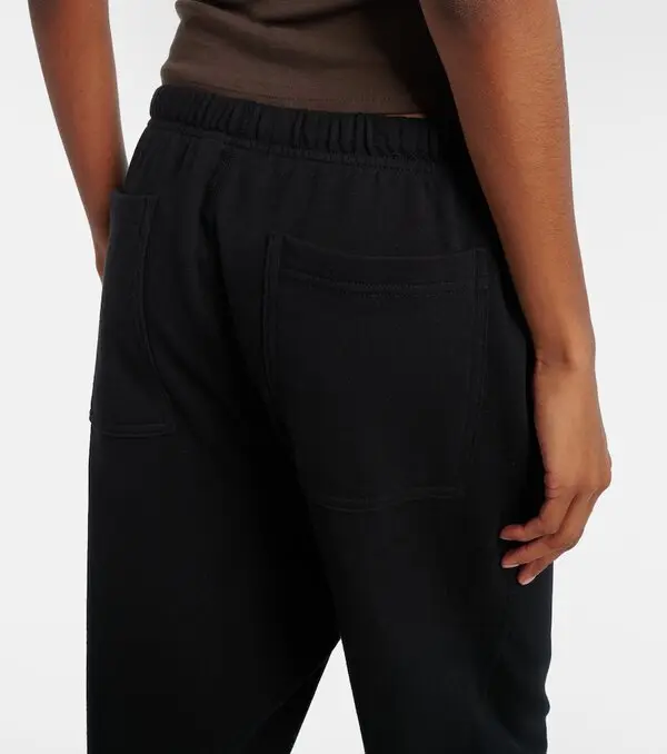 NILI LOTAN Dulce Cotton Sweatpants - Black