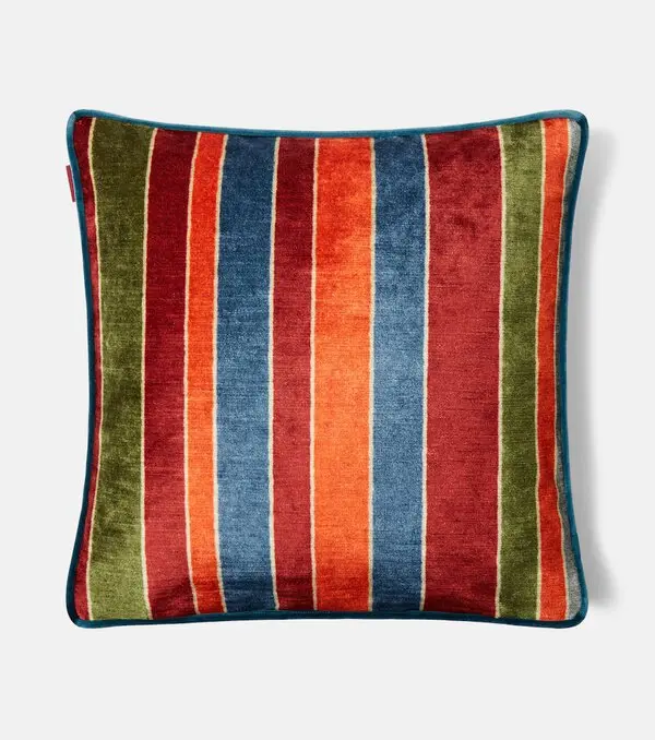Etro Nimphea Floral Velvet Cushion