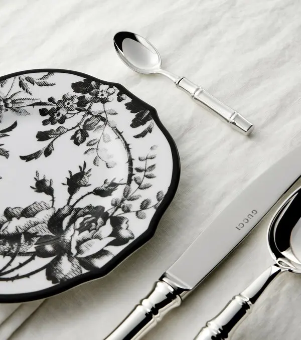 Gucci Set Of 2 -plated Spoons - Silver