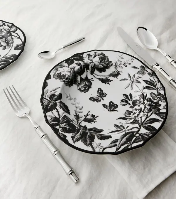 Gucci Bamboo Set Of 2 -plated Forks