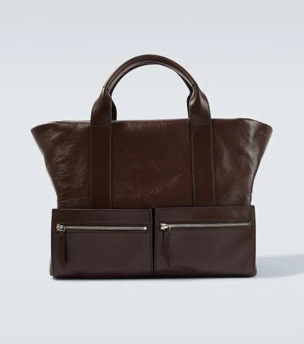 METIER Racer 40 Leather Duffle Bag - Brown