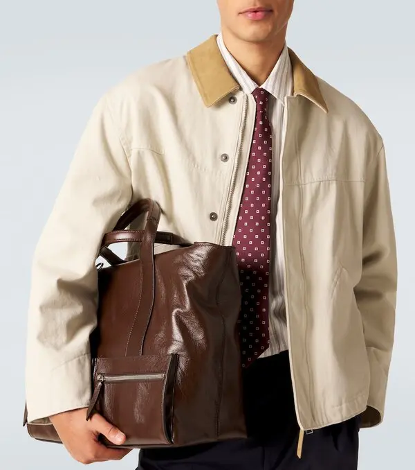 METIER Racer 40 Leather Duffle Bag - Brown