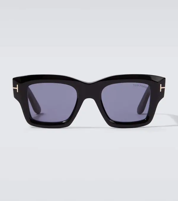 TOM FORD Ilias Square Sunglasses - Black