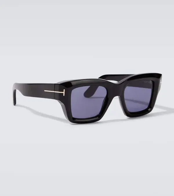 TOM FORD Ilias Square Sunglasses - Black