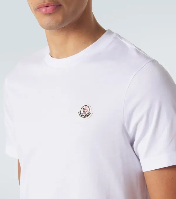 Moncler Set Of 3 Cotton Jersey T-shirts - Multicoloured