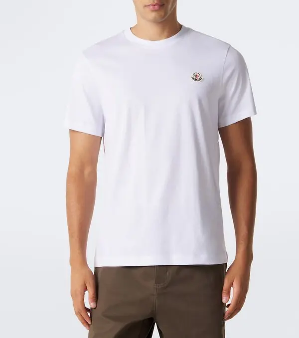 Moncler Set Of 3 Cotton Jersey T-shirts - Multicoloured