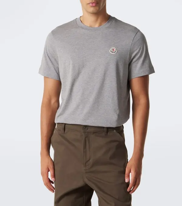 Moncler Set Of 3 Cotton Jersey T-shirts - Multicoloured