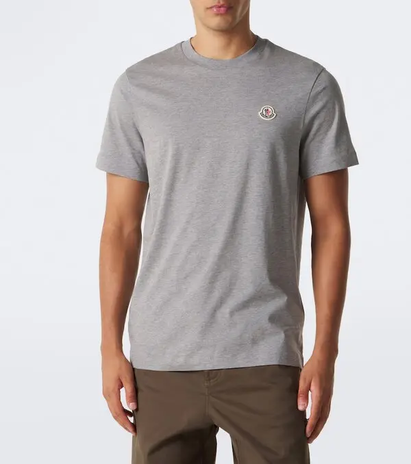 Moncler Set Of 3 Cotton Jersey T-shirts - Multicoloured