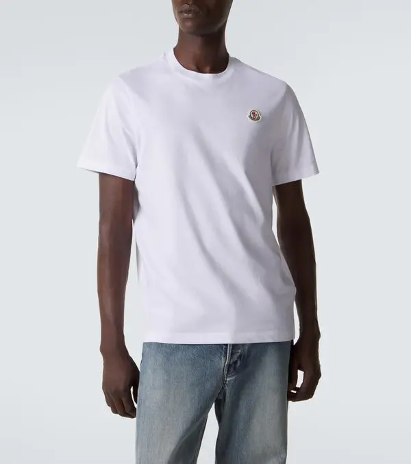 Moncler Set Of 3 Cotton Jersey T-Shirts - Multicoloured | Editorialist