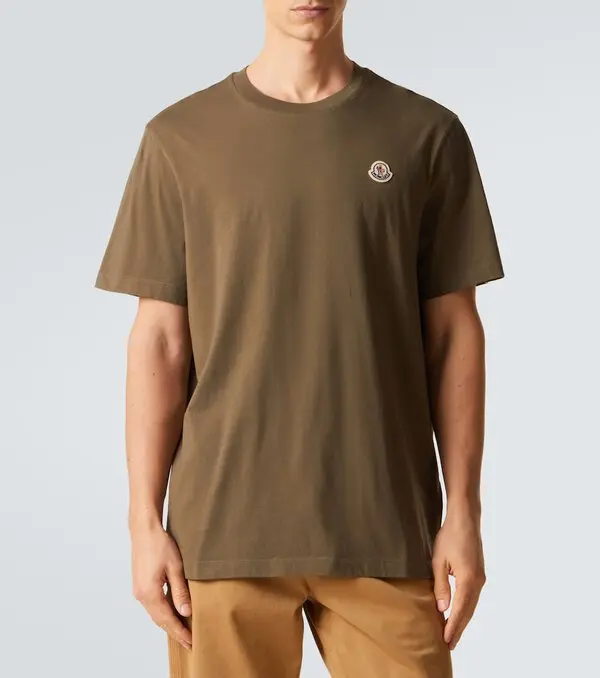 Moncler Set Of 3 Cotton Jersey T-shirts