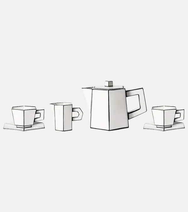 SERAX Carte Blanche Porcelain Coffee Set Annebet Philips - White