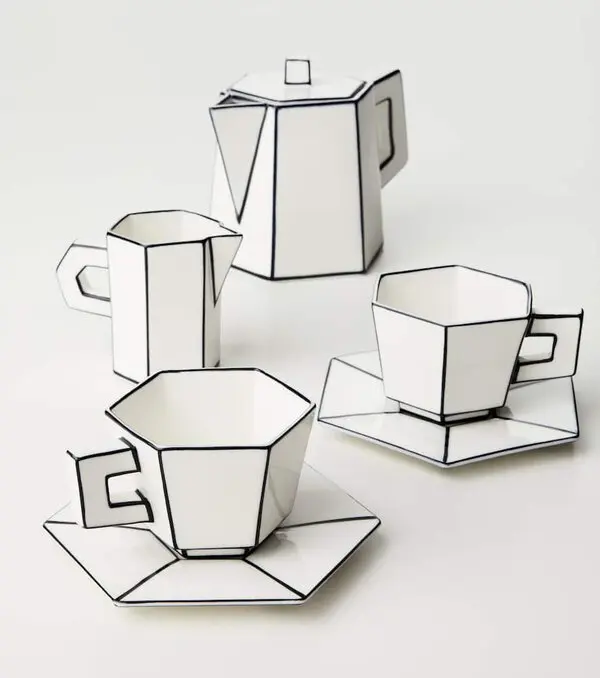SERAX Carte Blanche Porcelain Coffee Set Annebet Philips