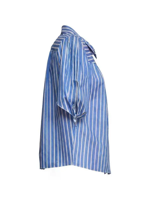 N°21 Striped Jeweled-button Shirt