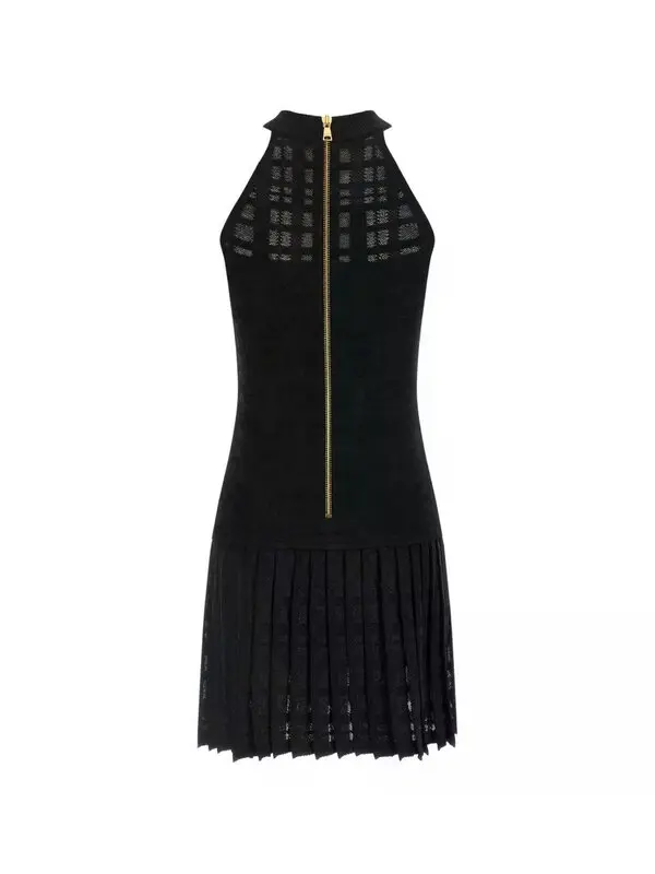 Balmain Button Knitted Mini Dress