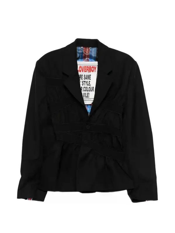 CHARLES JEFFREY Taped Up Blazer - Black