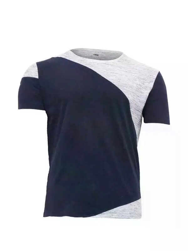 BOSS Two-toned Cotton T-shirt - Blue