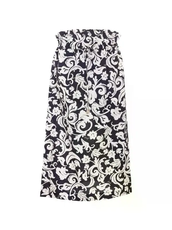 Liu Jo Printed Midi Skirt