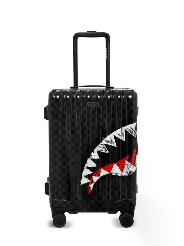 SPRAYGROUND Sharks Paris Suitcase - Black