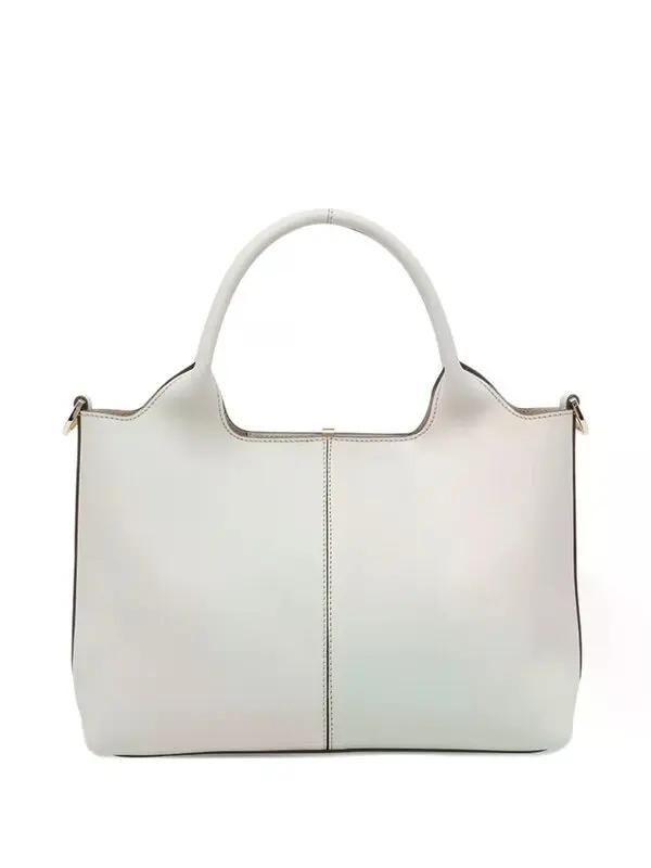 TOD'S Leather Shopping Bag With Adaptable Strap