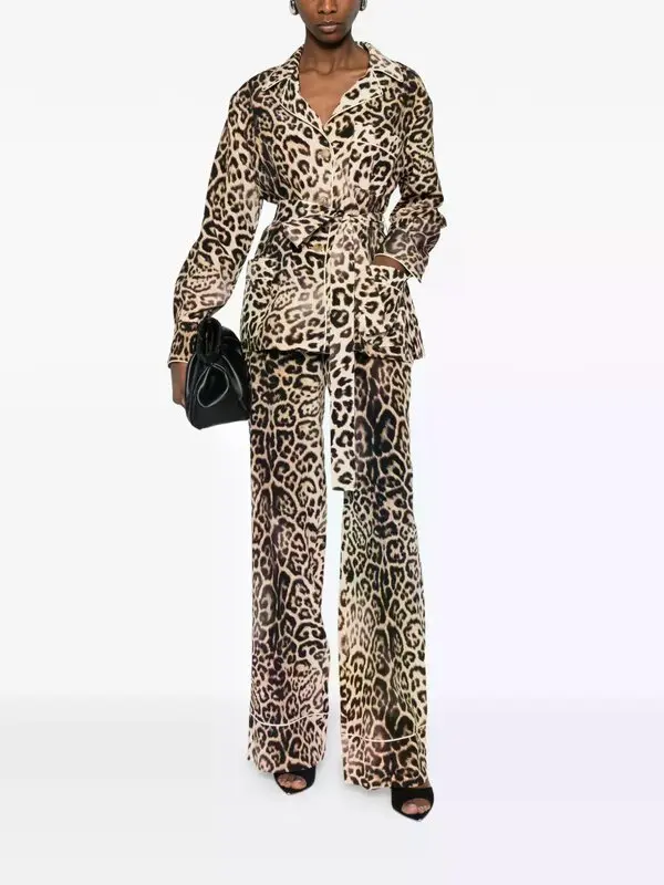 Ermanno Scervino Leopard-print Tie Jacket