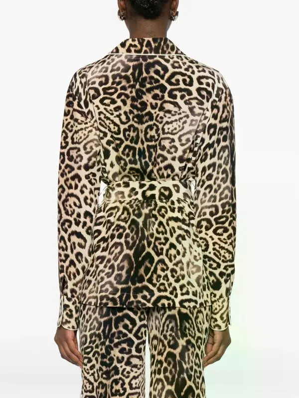 Ermanno Scervino Leopard-print Tie Jacket