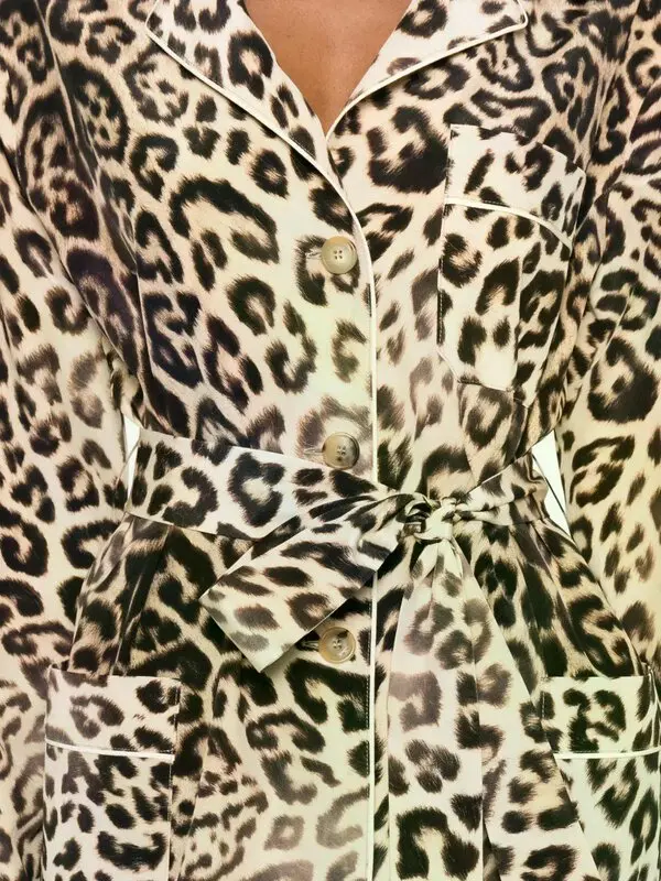 Ermanno Scervino Leopard-print Tie Jacket