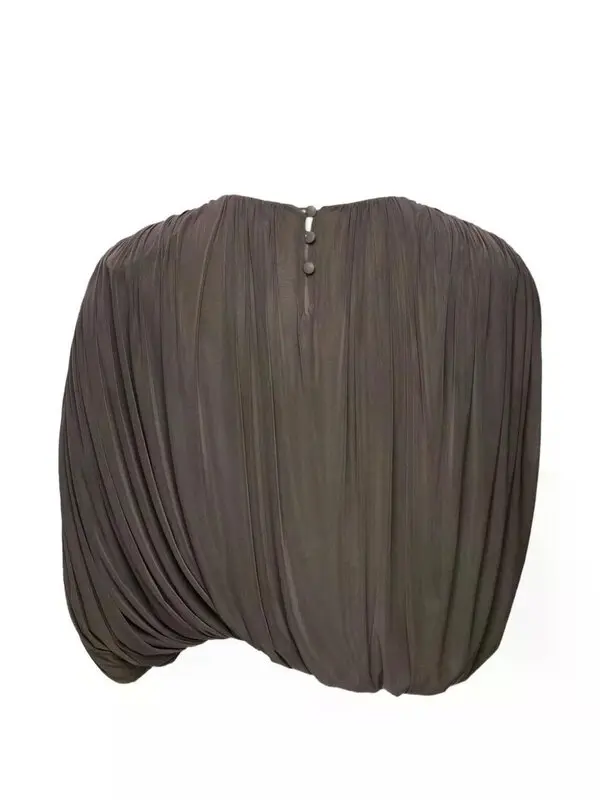 Magda Butrym Ruched Top - Brown