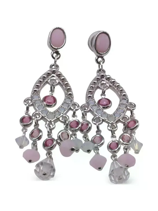 SWAROVSKI Chandelier Drop Earrings - Silver