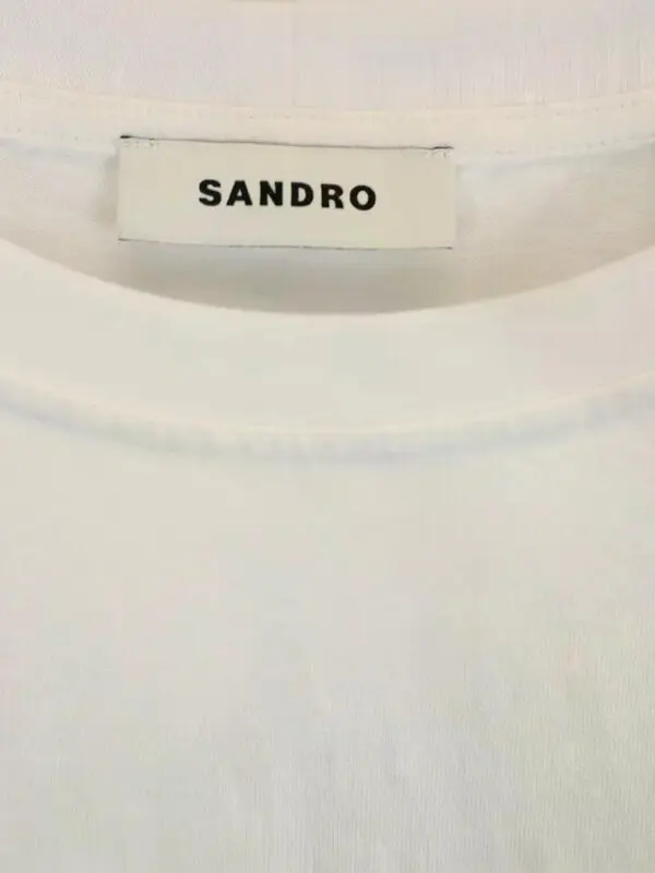 Sandro Ribbon-detailed T-shirt