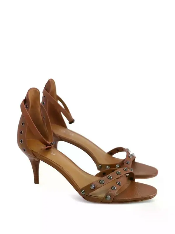 COACH® Stud-embellished Kitten Heel Sandals