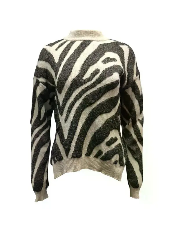 Nanushka Sosa Zebra-patterned Sweater