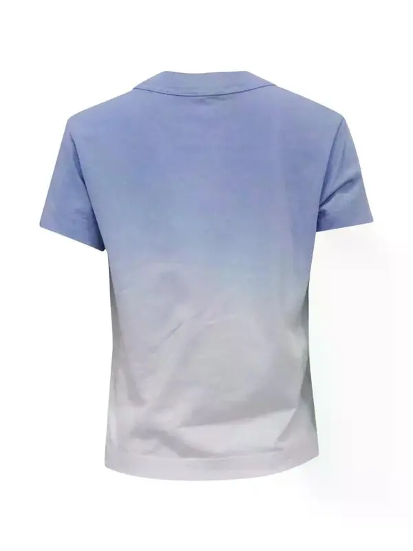 ALEXANDER WANG Logo-embroidered Ombré T-shirt