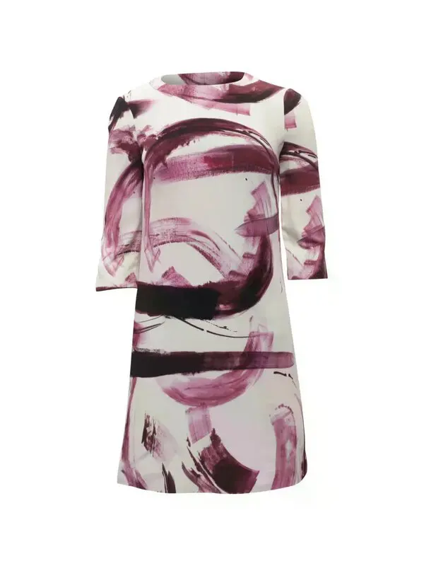 Dolce & Gabbana Brush-stroke Printed Mini Dress